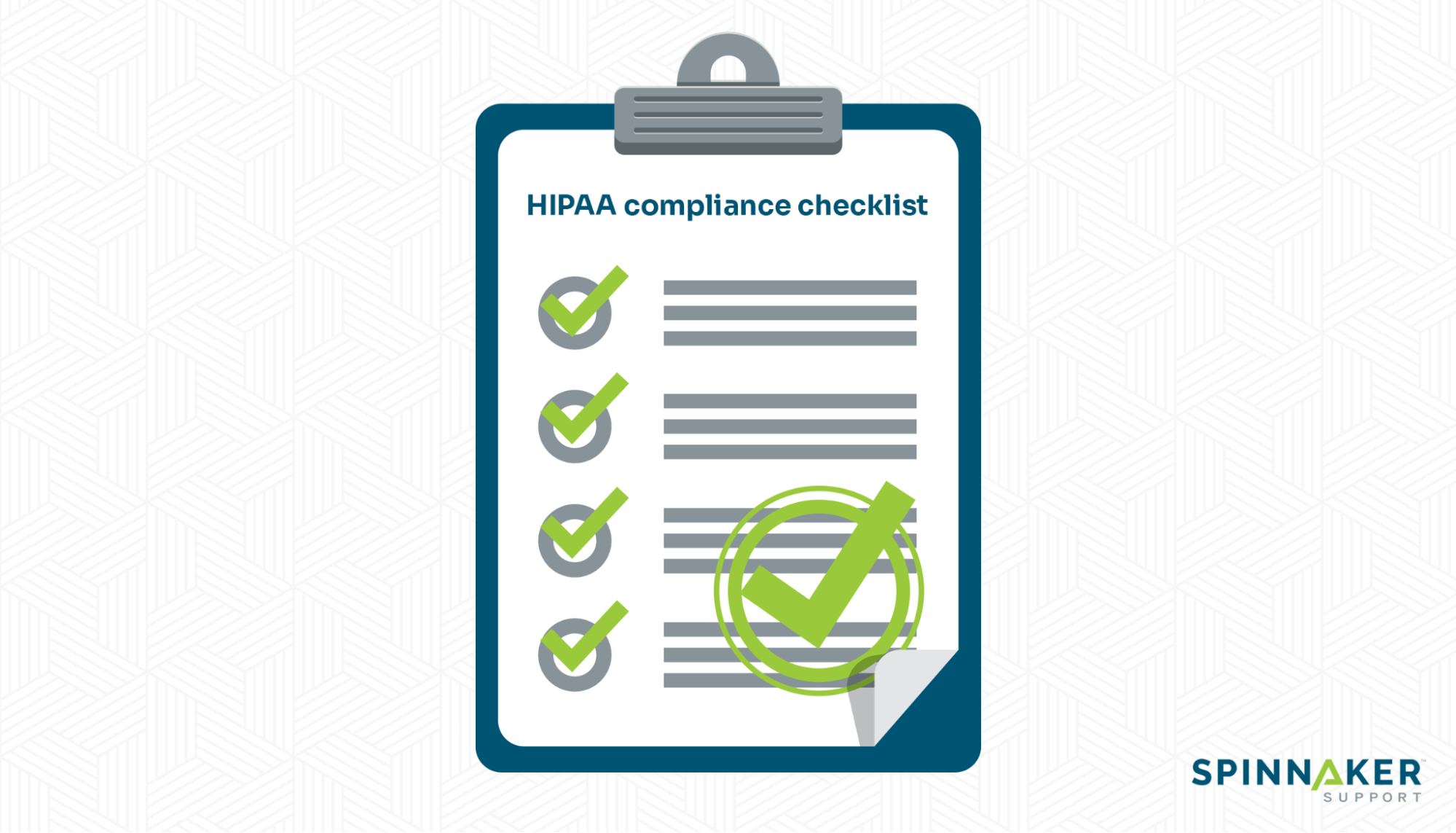 The complete HIPAA compliance checklist for 2024 - Spinnaker Support